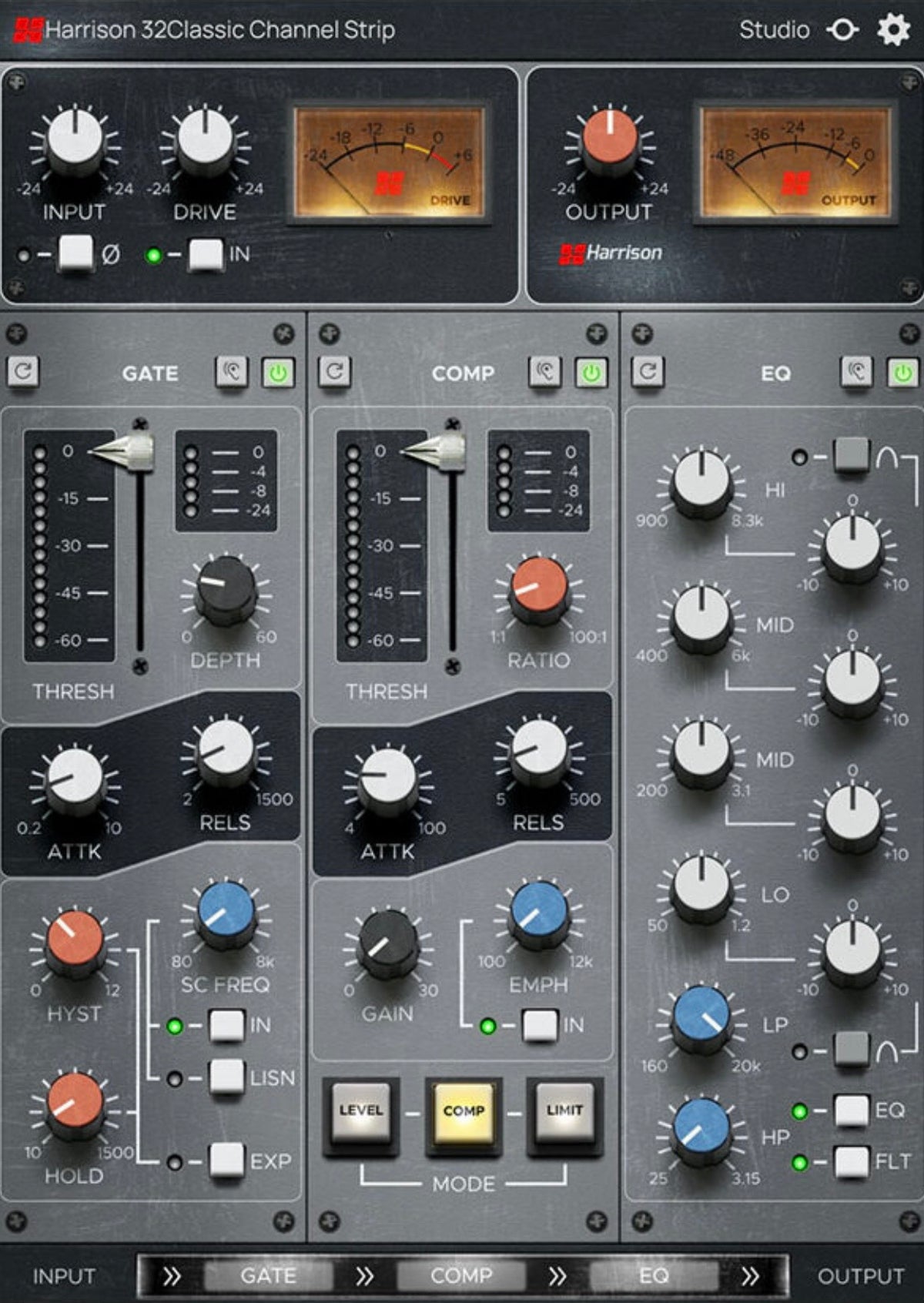 Harrison 32Classic Channel Strip — Music SA - Plugins de Áudio e ...