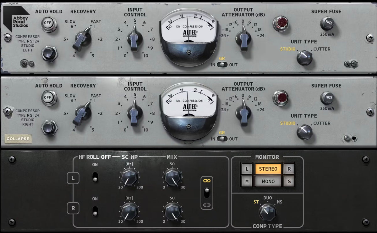 Waves Abbey Road RS124 Compressor — Music SA - Plugins de Áudio e ...