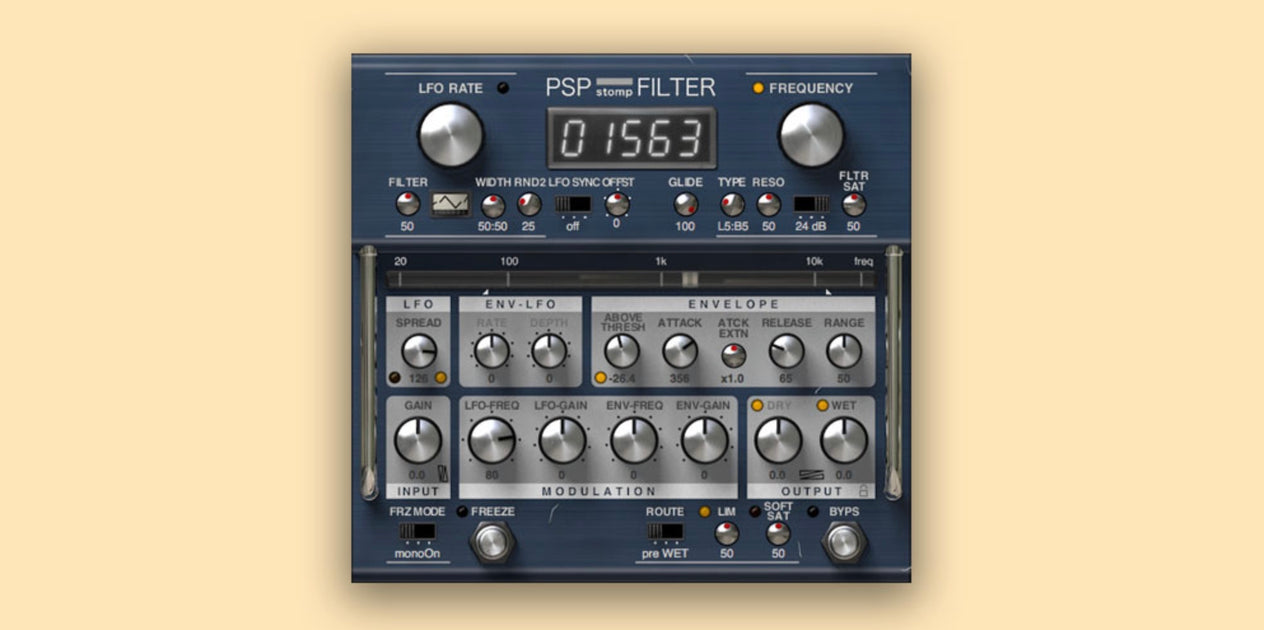 PSP StompFilter — Music SA - Plugins de Áudio e Equipamentos Musicais