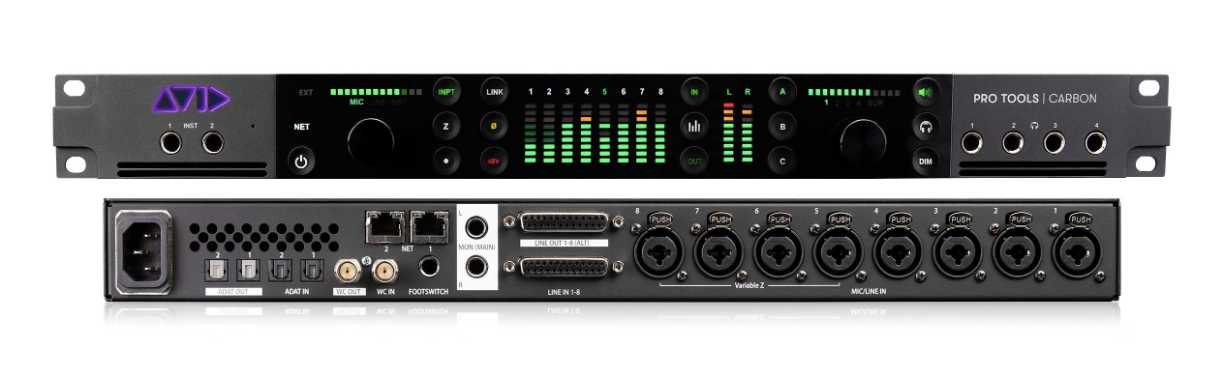 Interface de áudio Avid Pro Tools Carbon — Music SA - Plugins de Áudio ...