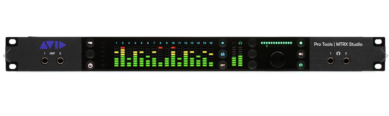 Interface de áudio Avid Pro Tools MTRX Studio — Music SA - Plugins de ...