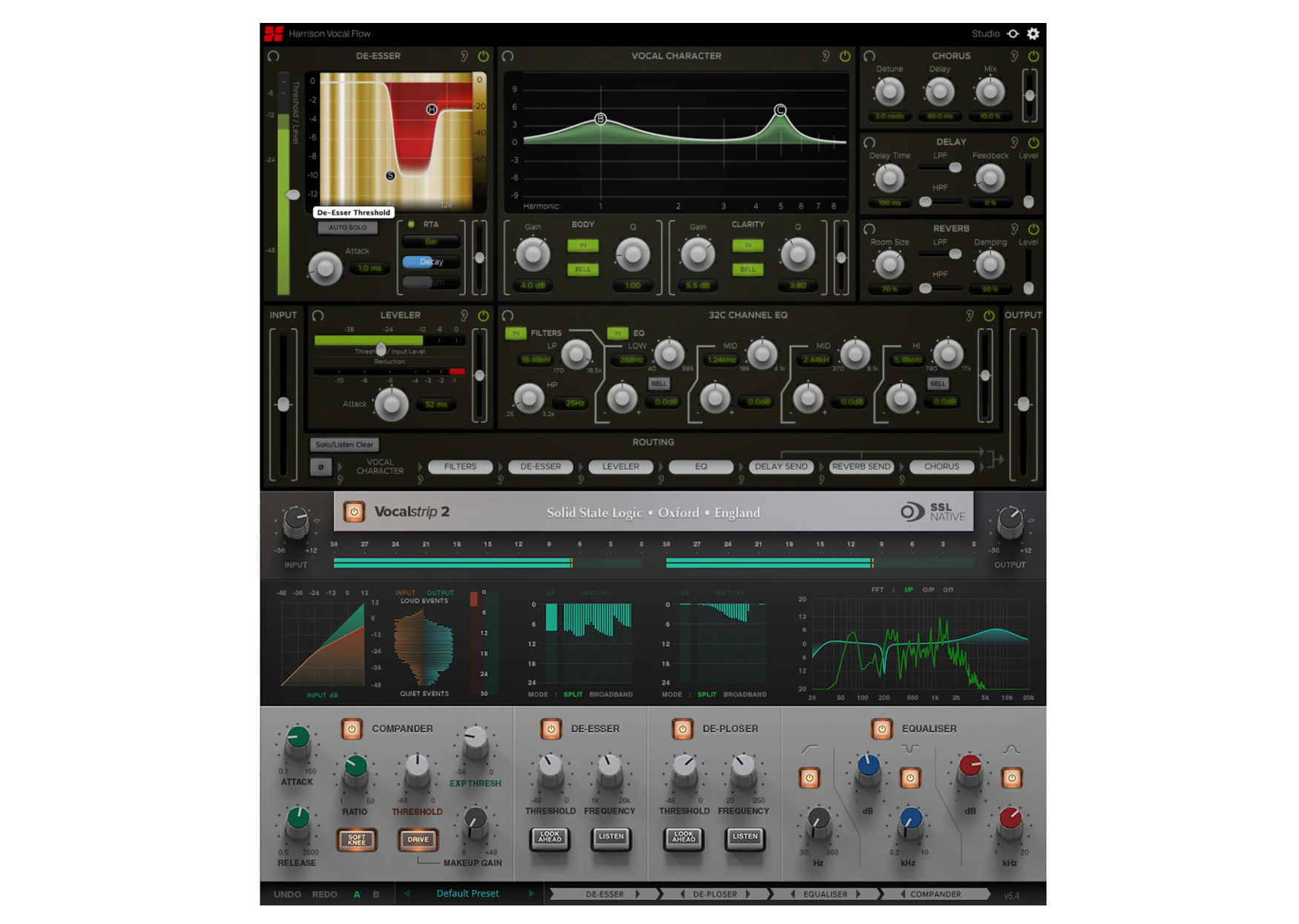 SSL Vocalstrip and Harrison Vocal Flow Plug-in Bundle — Music SA ...