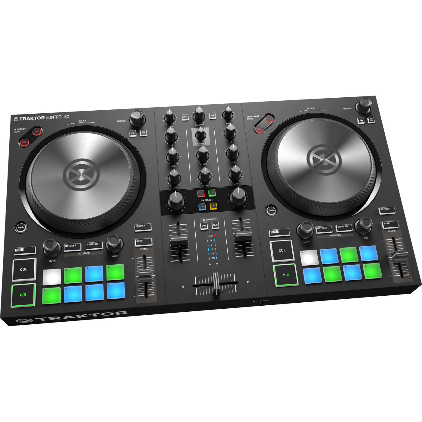 Controlador de DJ Native Instruments TRAKTOR KONTROL S2 Mk3 — Music SA ...