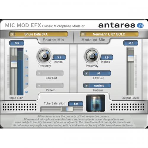 Antares Mic Mod — Music SA - Plugins de Áudio e Equipamentos Musicais