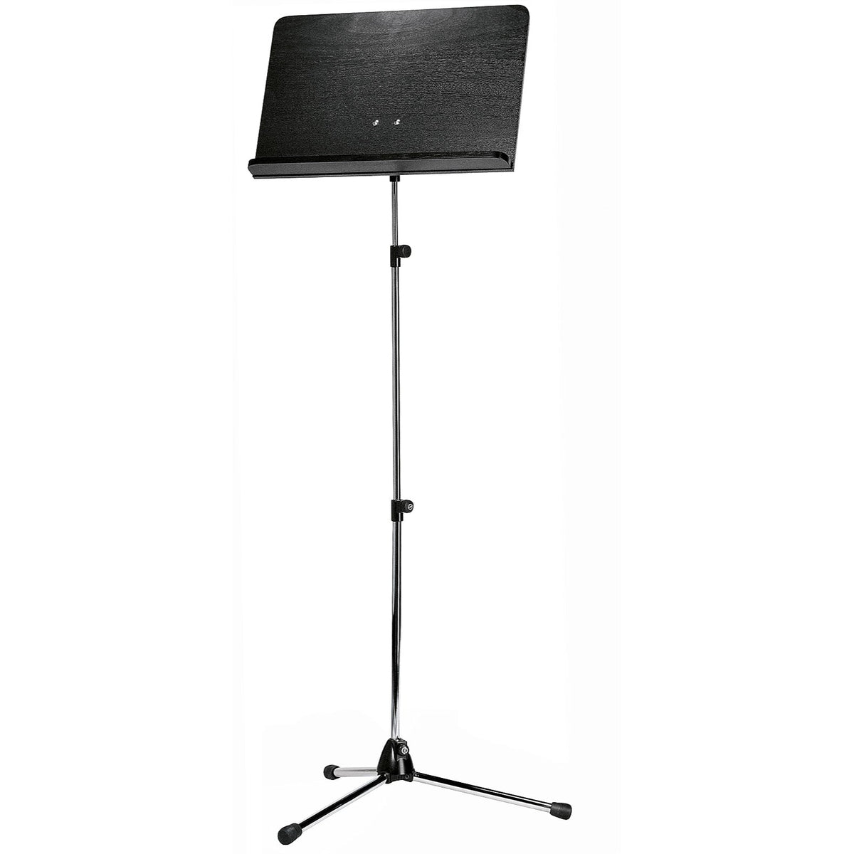 Estante de partitura K&M 118/4 chrome stand black wooden desk — Music ...