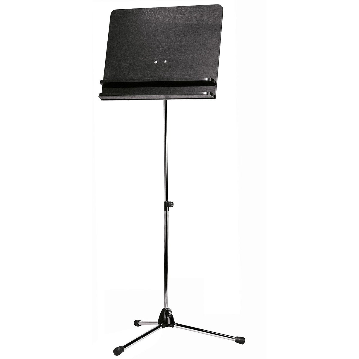Estante de partitura K&M 118/3 chrome stand black wooden desk — Music ...