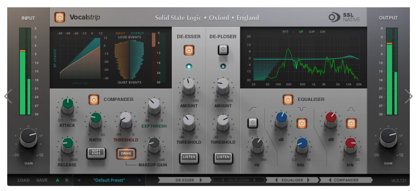 SSL Vocalstrip 2 Vocal Processor Plug-in — Music SA - Plugins de Áudio ...