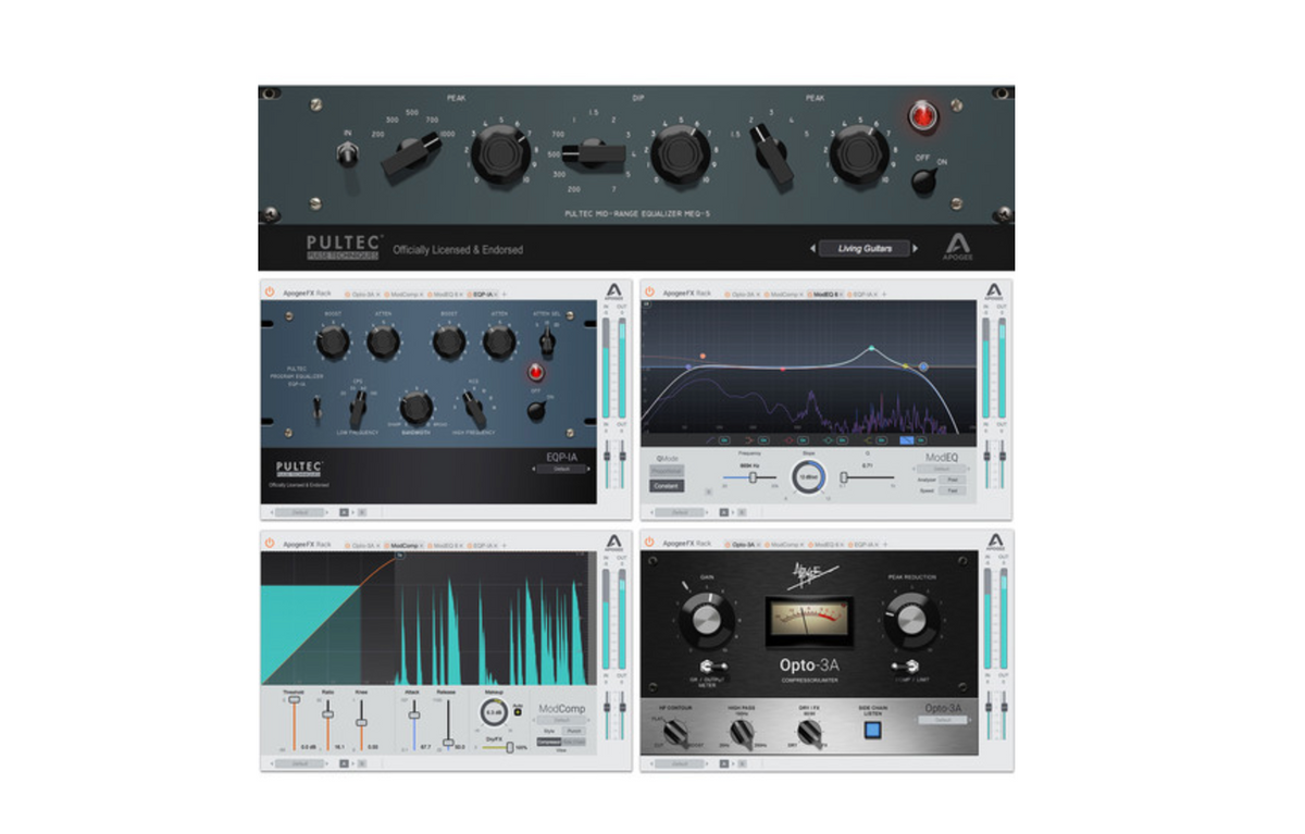Apogee FX Bundle — Music SA - Plugins de Áudio e Equipamentos Musicais