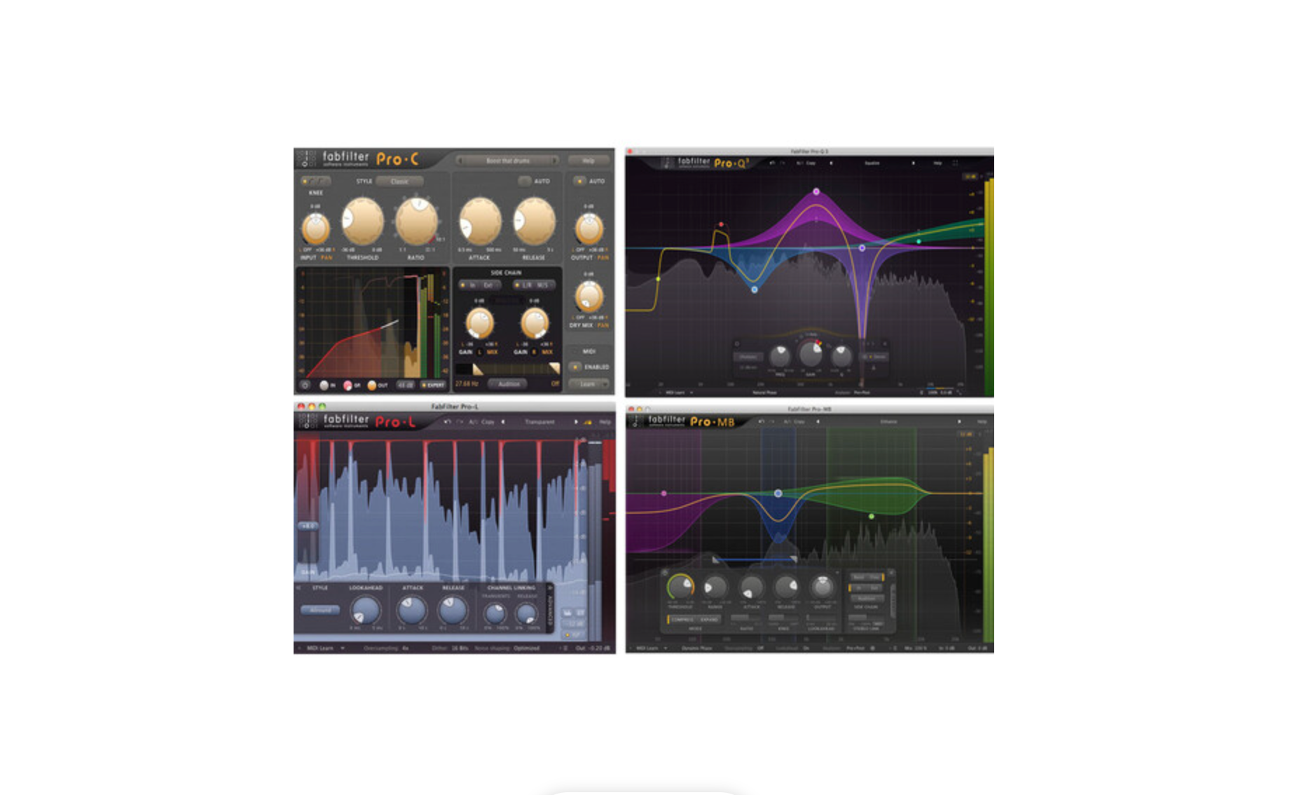FabFilter Mastering Bundle — Music SA - Plugins de Áudio e Equipamentos Musicais