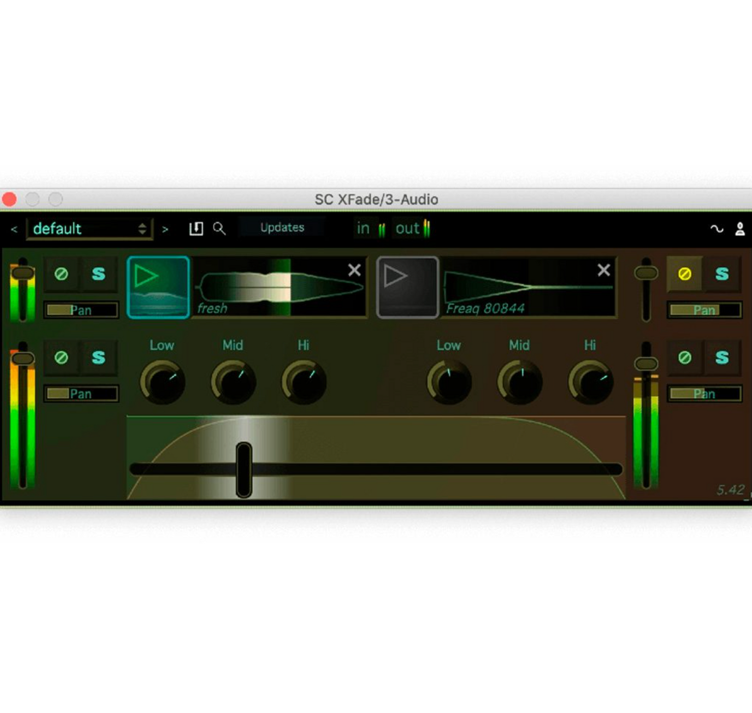StageCraft XFade — Music SA - Plugins de Áudio e Equipamentos Musicais
